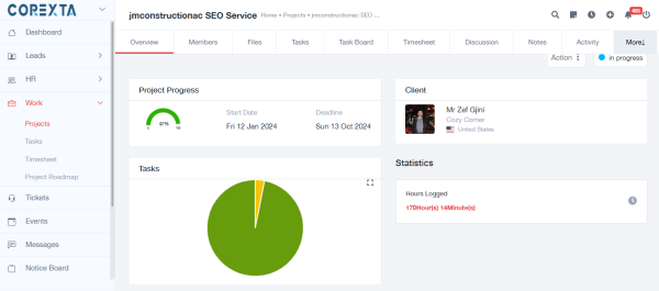 10 Free KPI Tracker Software in 2025 | Corexta: Your All-in-One Business Management Solution